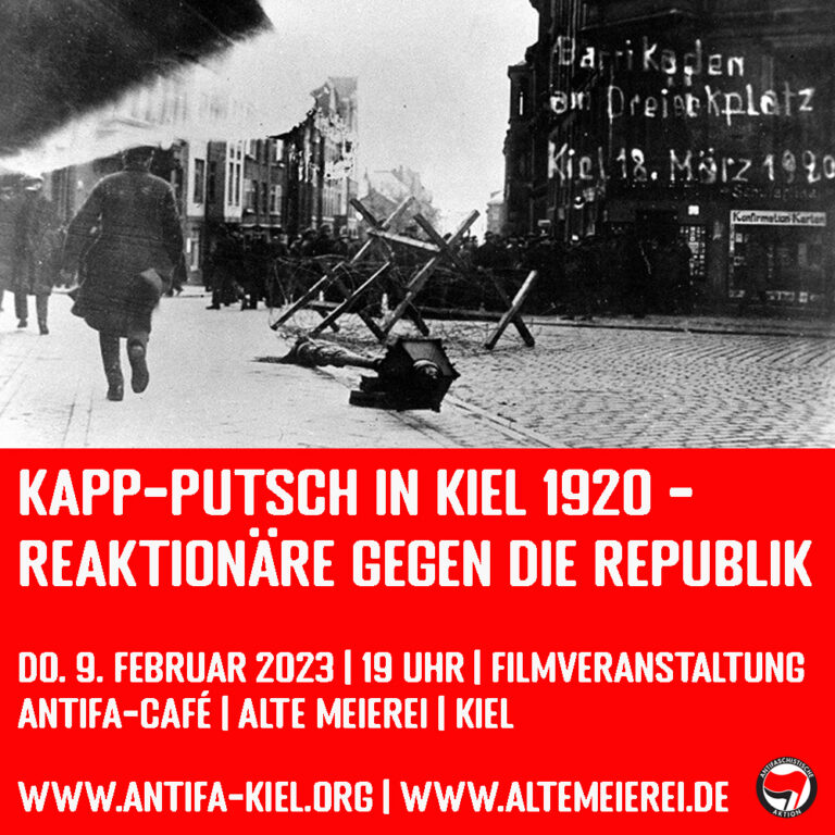 Antifa-Café: Film „Kapp-Putsch in Kiel 1920 – Reaktionäre gegen die ...
